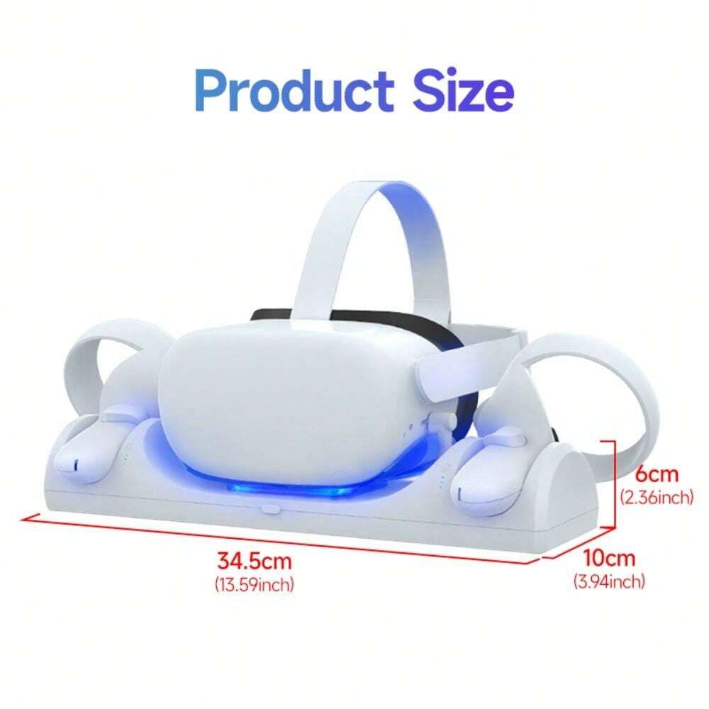 Charging Dock For Meta Quest 2, VR Charging Stand For Charging Oculus ...