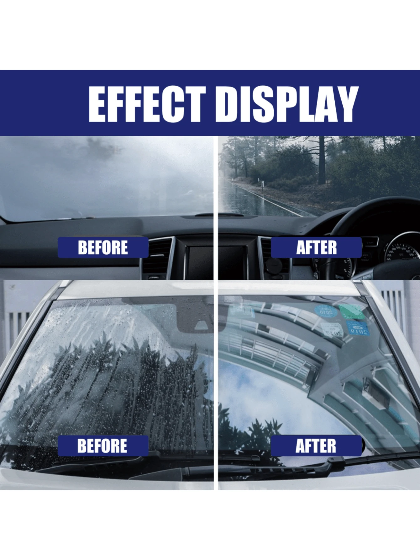 Rayhong Car Glass Oil Film Remover Windshield Cleaner Anti-Rain And ...