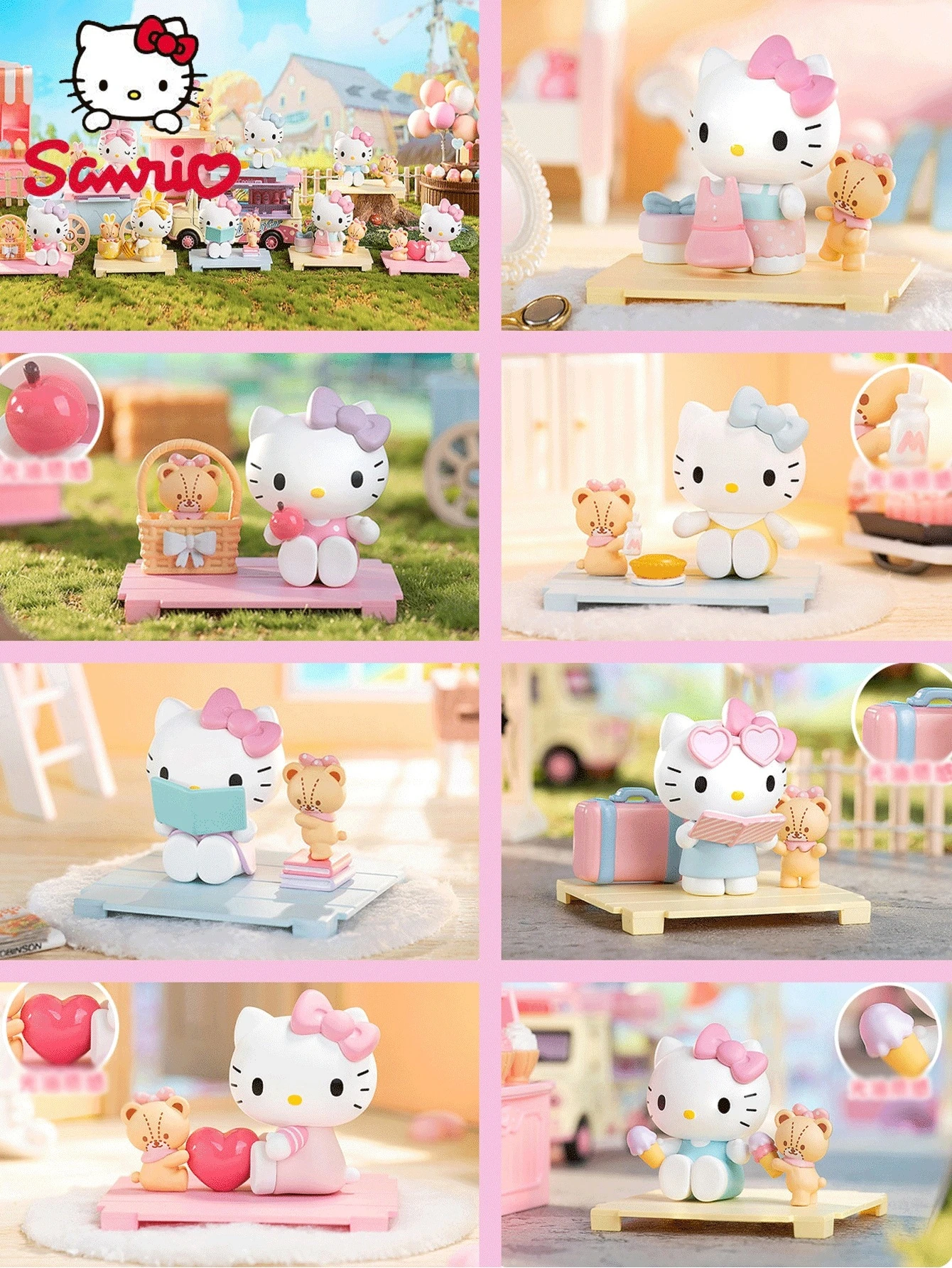 Sanrio - กล่องสุ่ม Hello Kitty Sweetheart ที่ได้รับใบอนุญาตอย่างเป็น ...