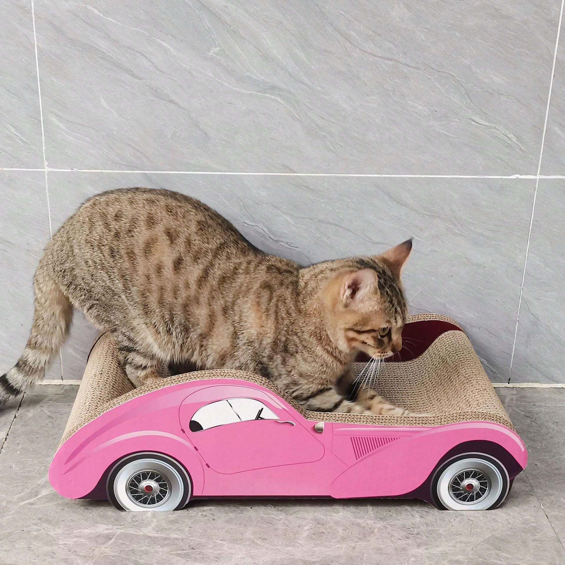 Bone-Shaped Double-Sided Blocker Cat Couch Chaise Lounge Scratching ...