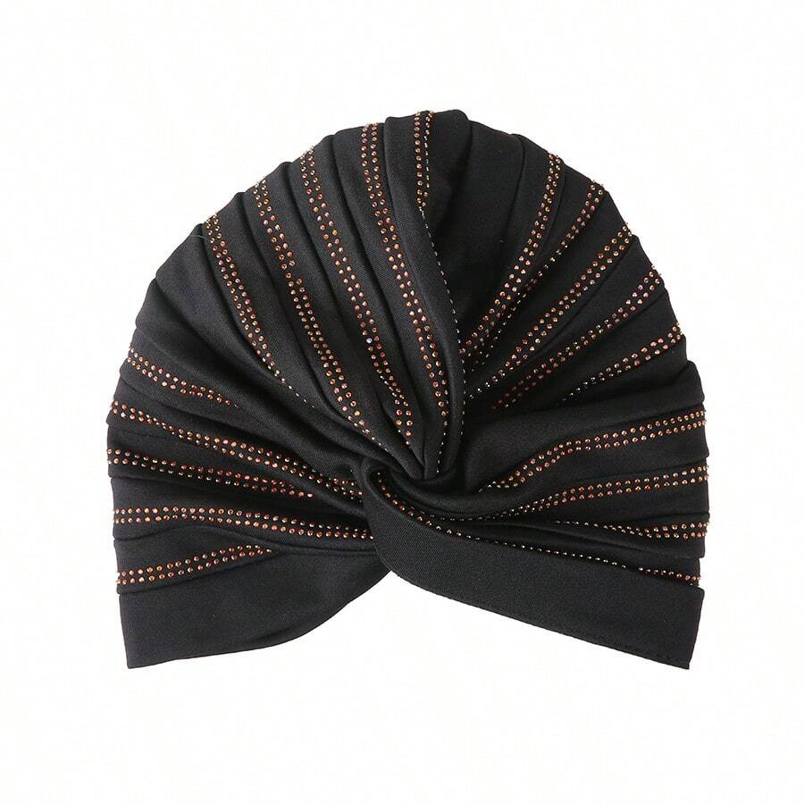1 pièce Bonnet pour femmes en fer à cheval décontracté avec turban pour ...