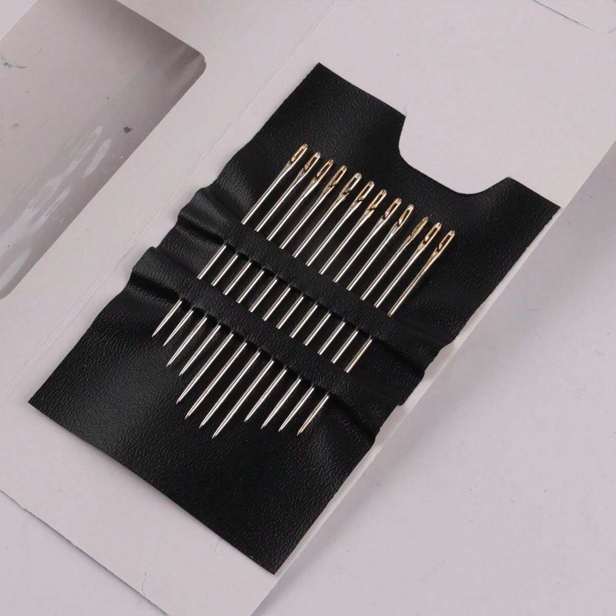 12pcs/Set Elderly Automatic Needle Threader Stitching Sewing Needles ...