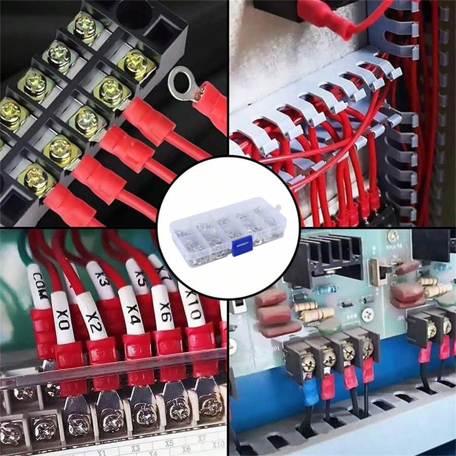 Kit de 320 piezas para engarzar y conectar cables multifuncionales ...