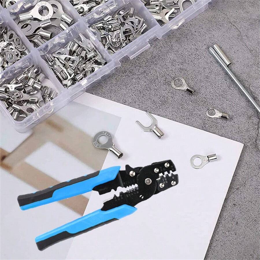 Kit de 320 piezas para engarzar y conectar cables multifuncionales ...