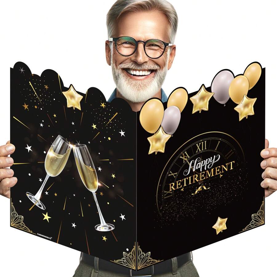 Large Retirement Card 23.6 X 14.9 Inch Giant Guestbook For Retirement ...