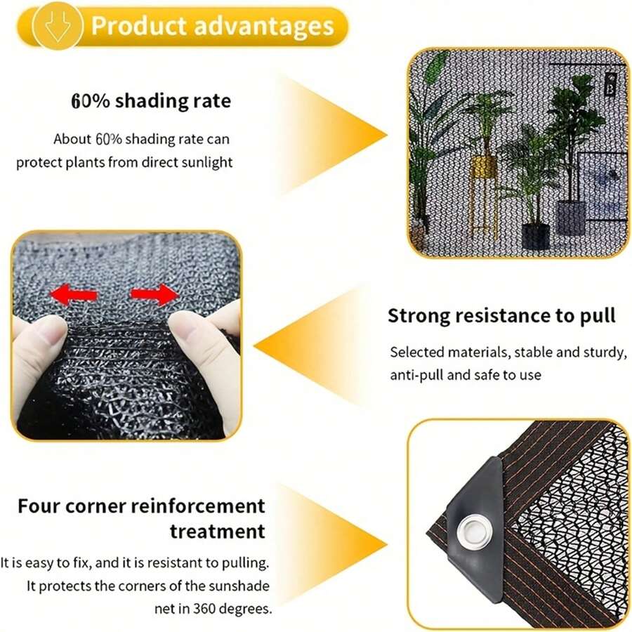 Resistant Privacy Fence Netting Screen Net, Shade Netting For Garden ...