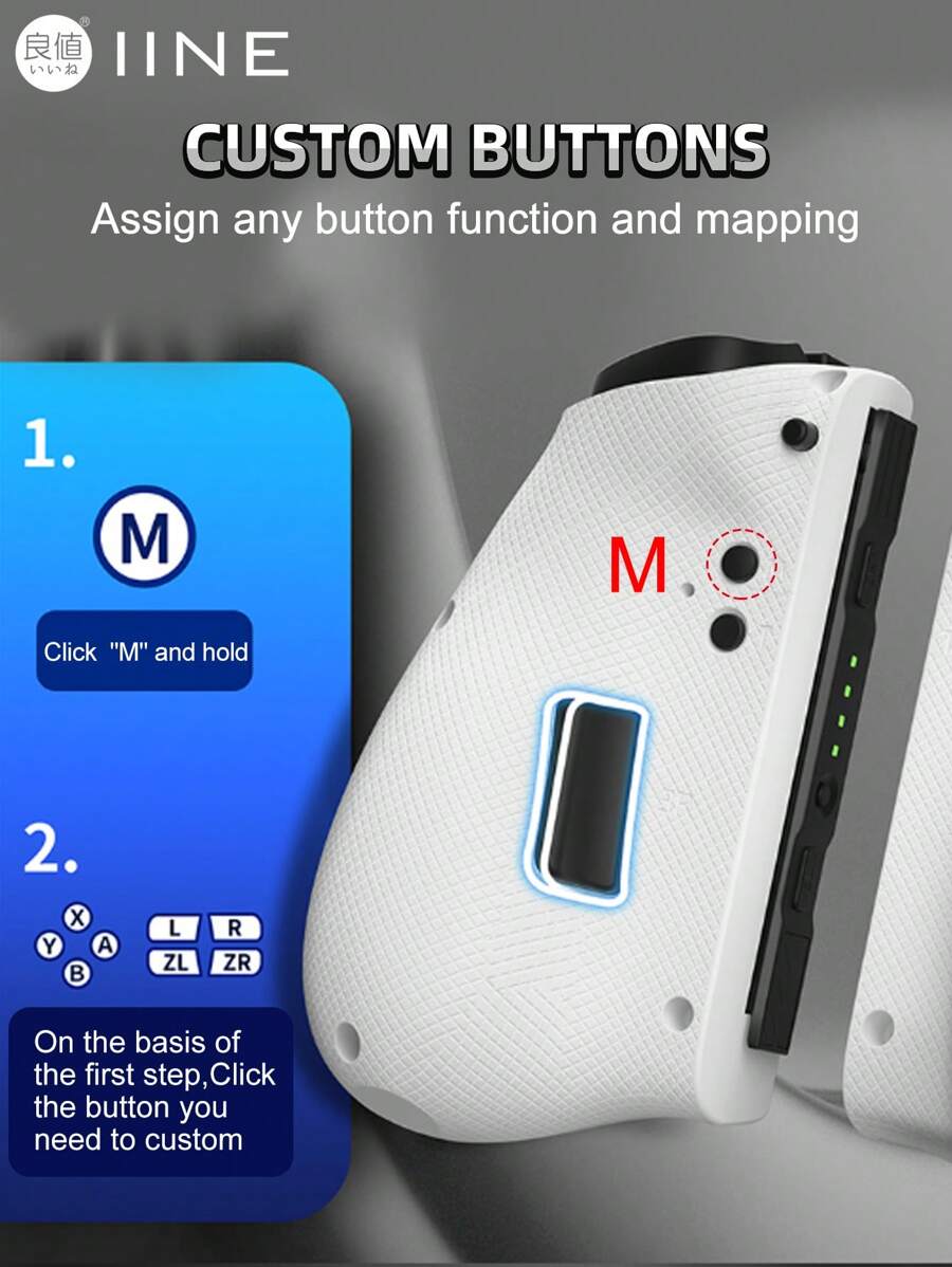 Controle Elite Joypad Wake Up Controller IINE Compatível com Nintend NS Switch / Switch OLED ...