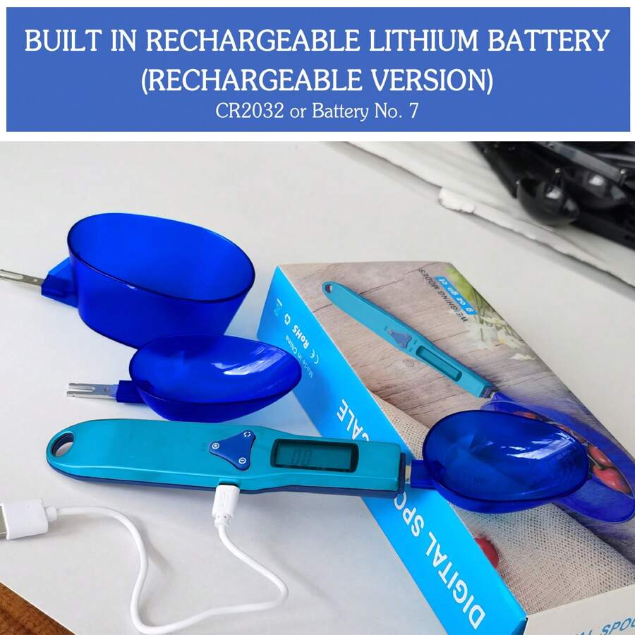 Digital Measuring Spoon Electronic Weighing Spoon With 3 Detachable ...