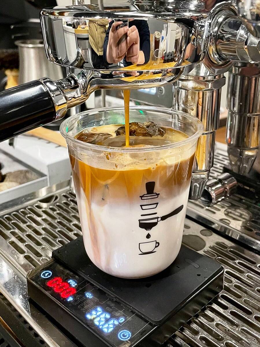 25 Sets Of U-Shaped PET Hand-Drip Coffee Series Transparent Plastic ...