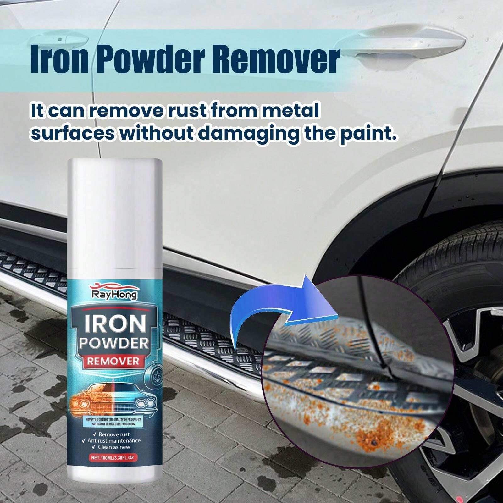 1pc Multi-Function Anti-Rust Spray, Strong Cleaning Of Metal Parts For ...