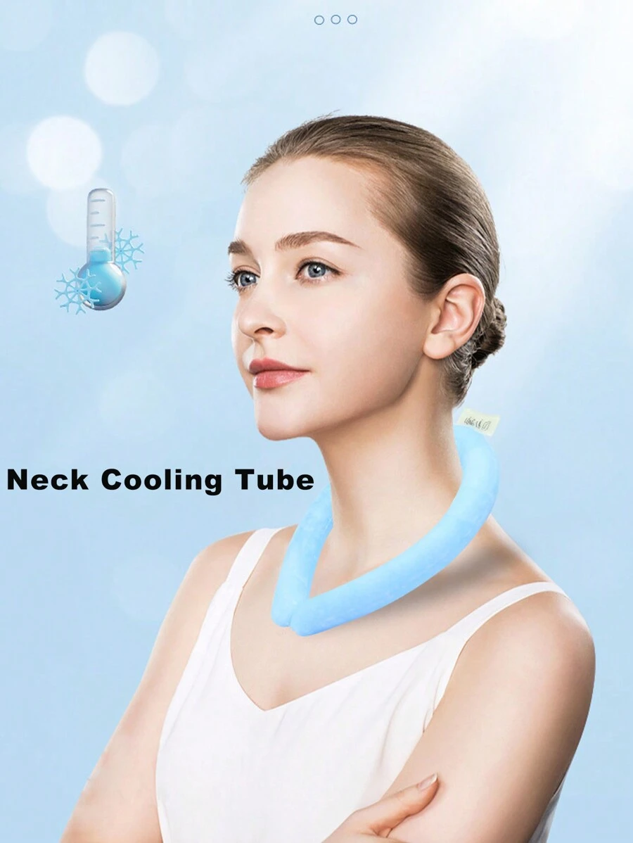 1pc Neck Cooling Tube, Wearable Cooling Neck Wraps For Summer Heat ...
