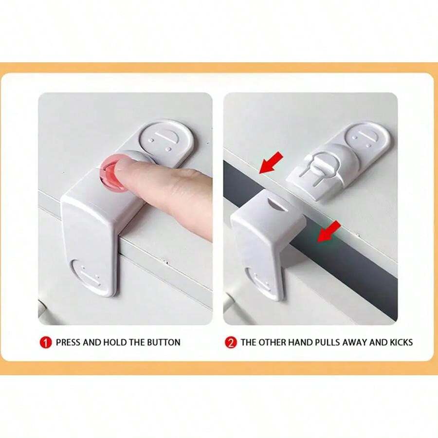 2 Pieces. Multifunctional Child Safety Lock. Locks For Refrigerators ...