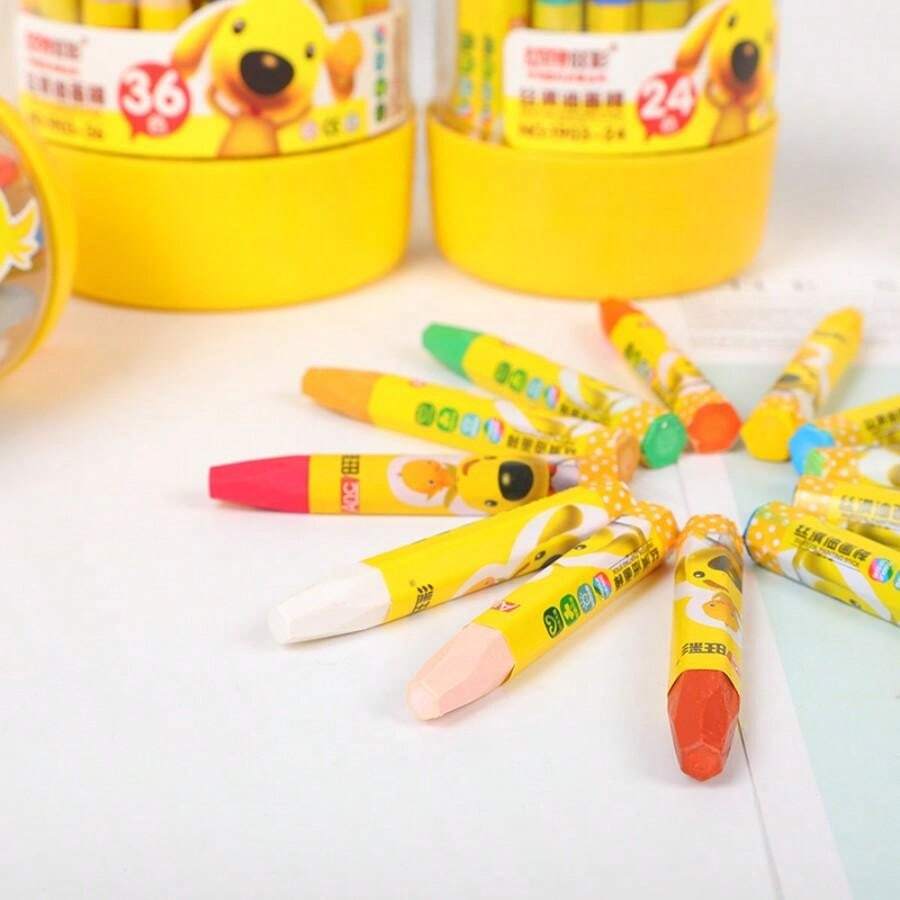 12 Piece/Set Barrel Oil Pastels, Graffiti Color Pens Set, Creative Cute ...