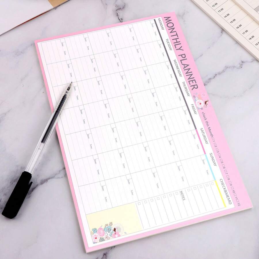 Daily Weekly Monthly Planner,218 Pcs Tear Off Note-Pad Undated Daily To ...