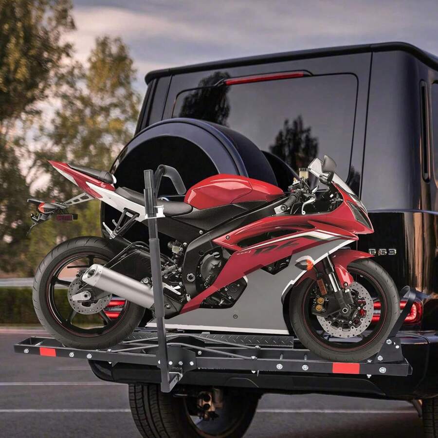CHENGTUO Motorcycle Carrier Hitch Mount Hauler Rack Dirt Bike Scooter ...