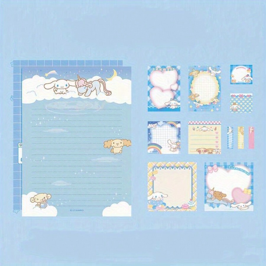 330pcs Rectangular Sticker Set, Student Record Notes, Cute Letterhead ...