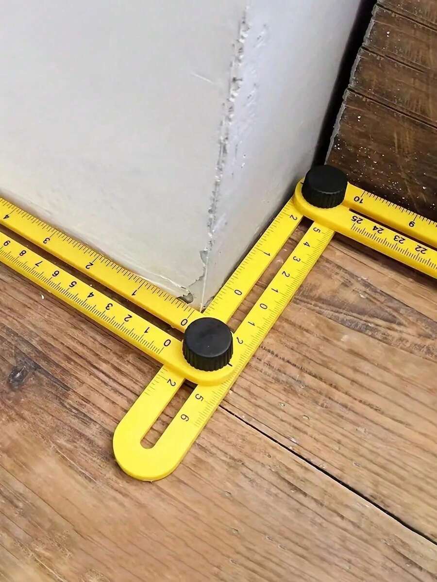 1pc Multi-Functional Foldable Plastic Four-Fold Ruler For Measuring ...