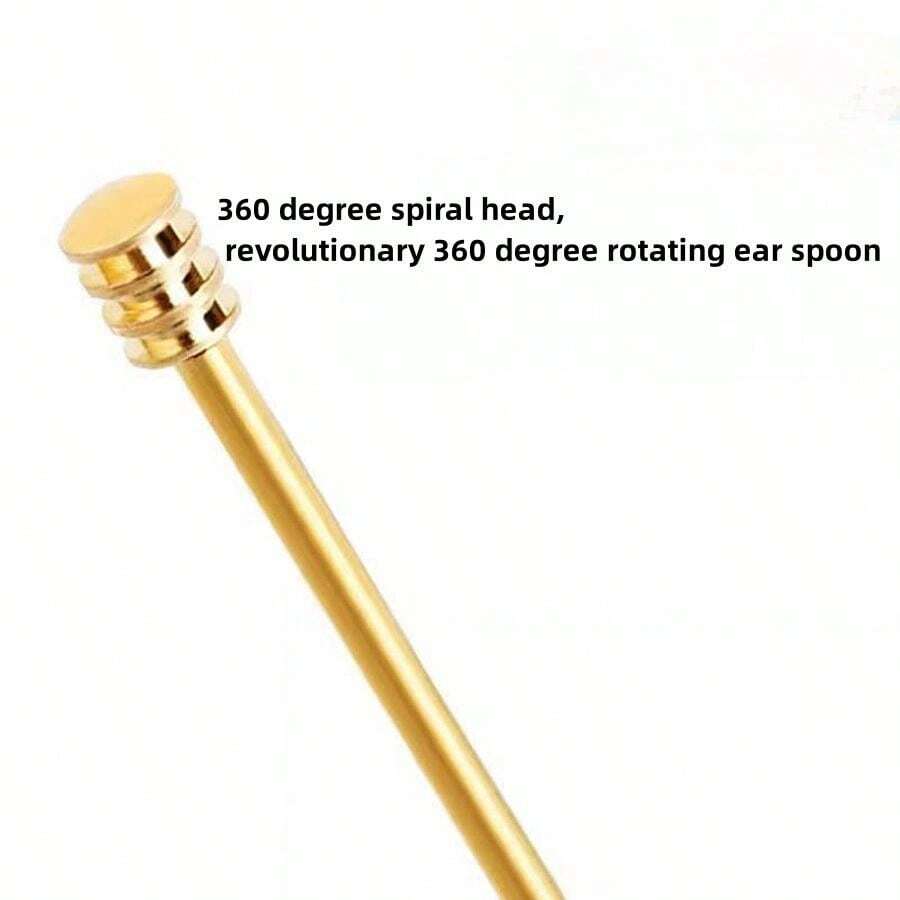 Rosewood Adult Ear Pick Spoon With Storage Box, Creative Spiral ...