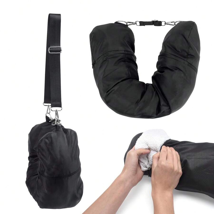 Travel Pillow Stuffable With Clothes Adjustable Stuffable Travel Neck ...