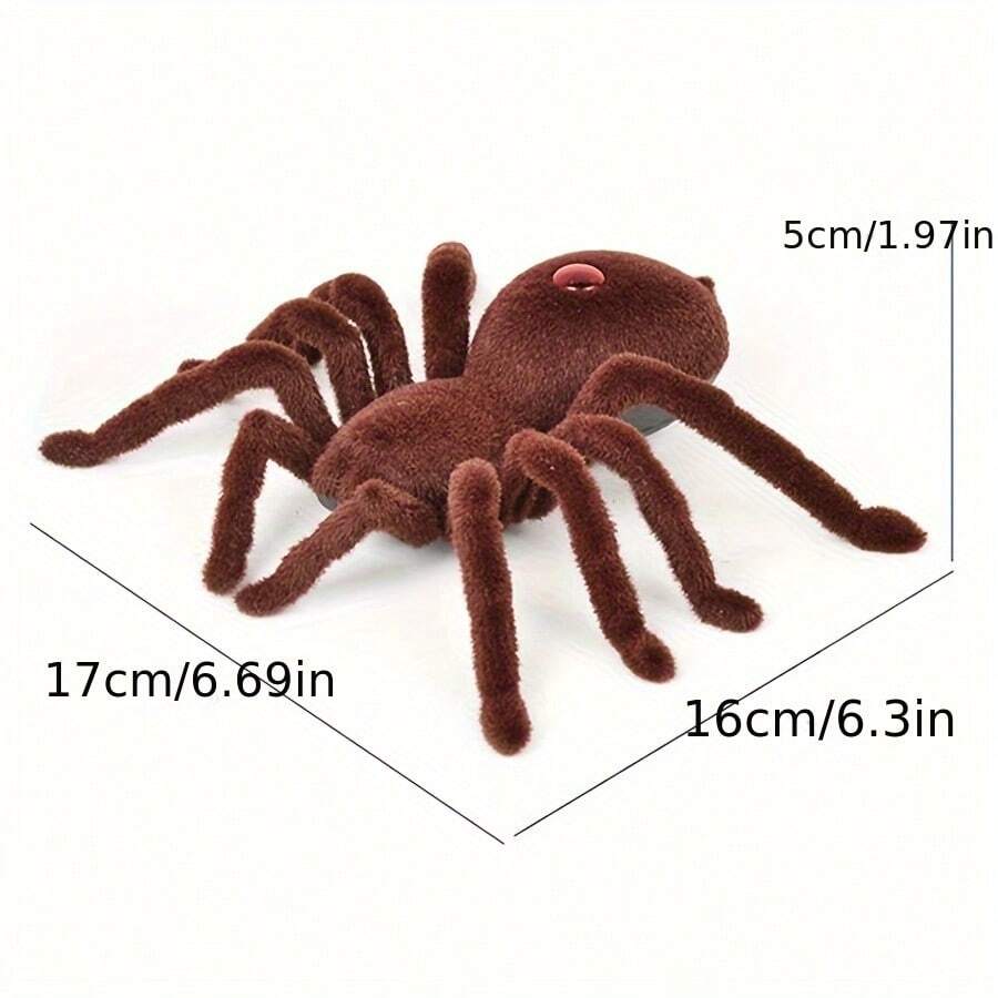 1pc Fun Funny Infrared Remote Control Spider Prank Toy Realistic Sticky ...