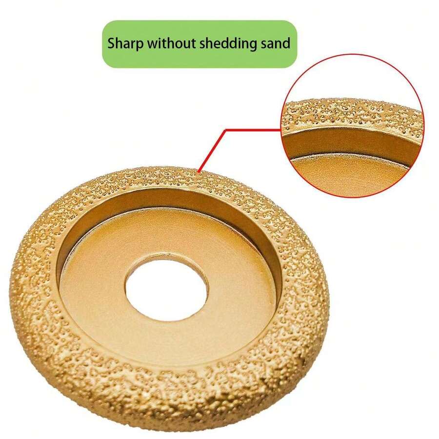 Brazed Diamond Grinding Wheel For Beveling Marble, Ceramic Tile And ...