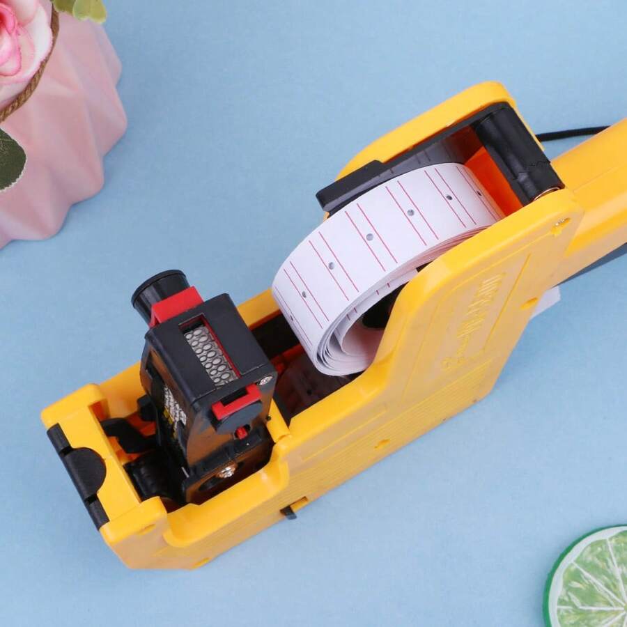 MX-5500 8 Digits Price Tag Gun Labeler Labeller Stickers Label Paper +2 ...