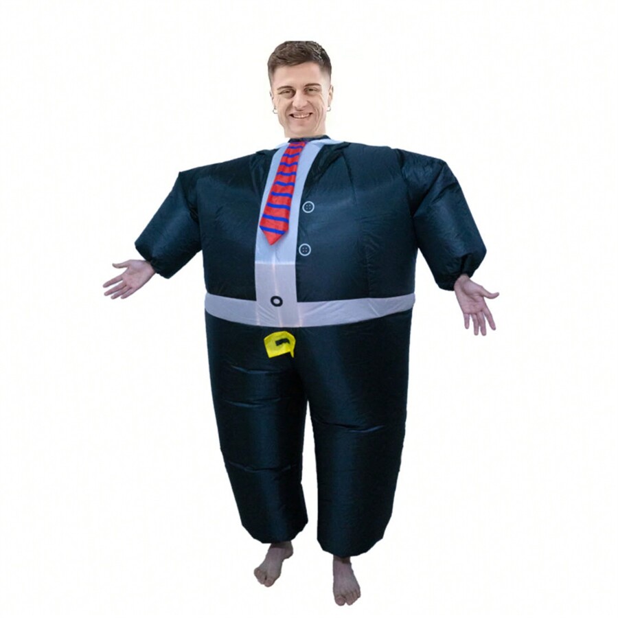 Eye-Catching Inflatable Tuxedo Costume For Adults - Battery-Free, Fits ...