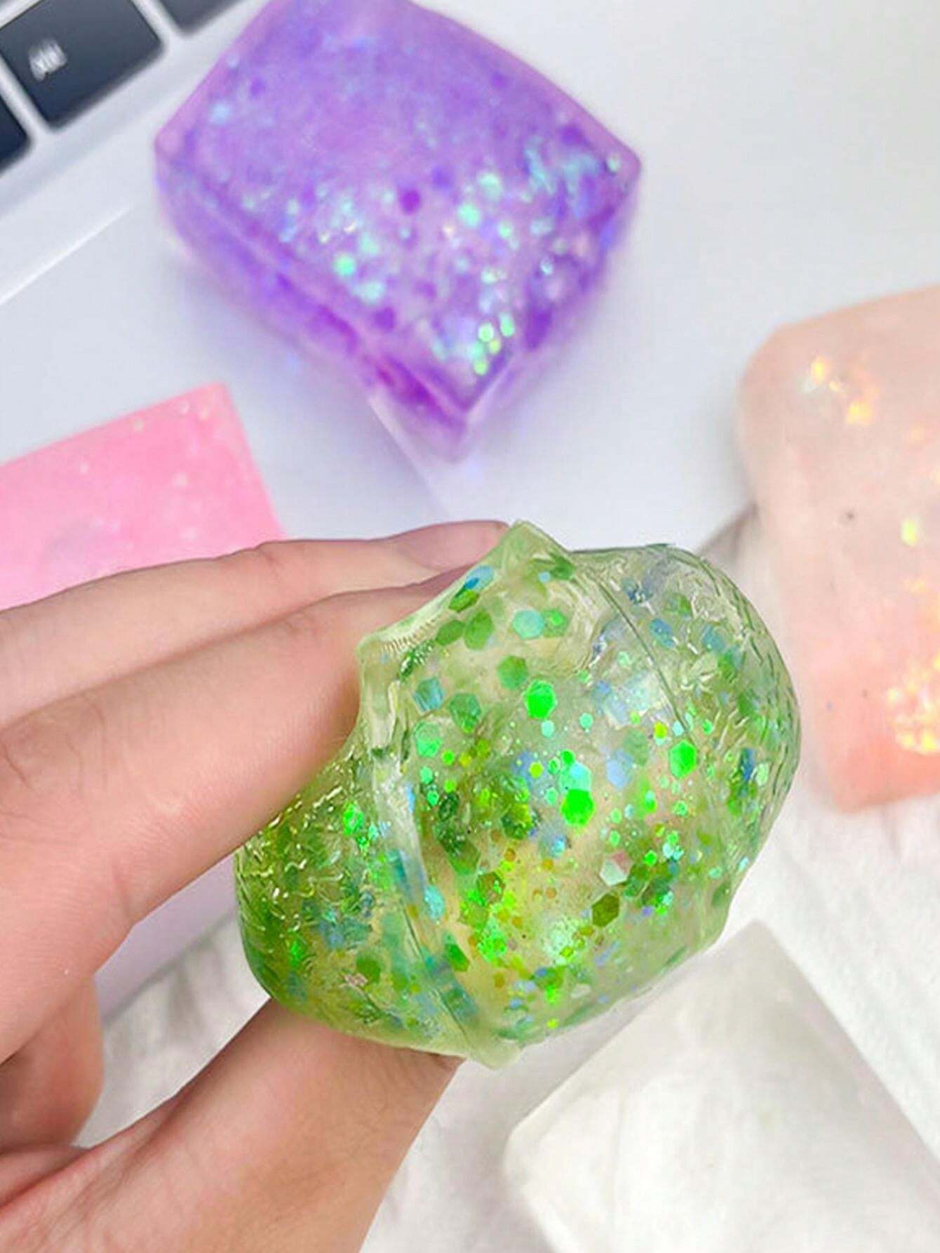 1pc Random Color Creative Malt Sugar Soft Decompression Squeeze Toy TPR ...