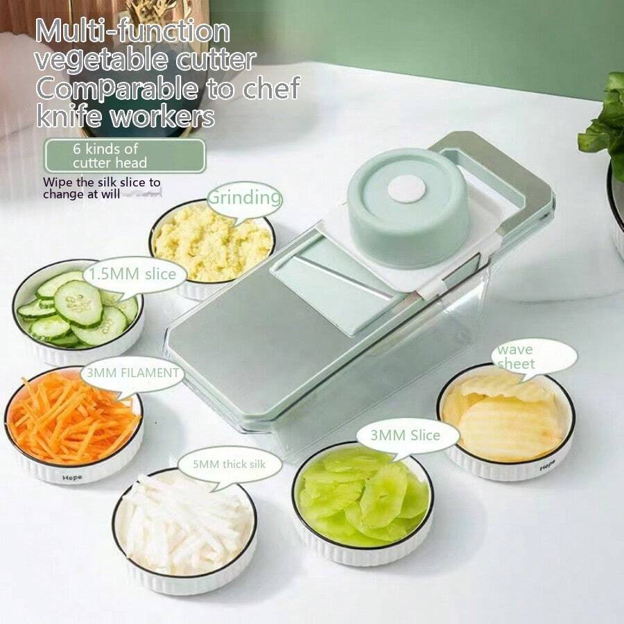6pcs Potato Slicer Grater Kitchen Gadget With Multiple Functions For ...