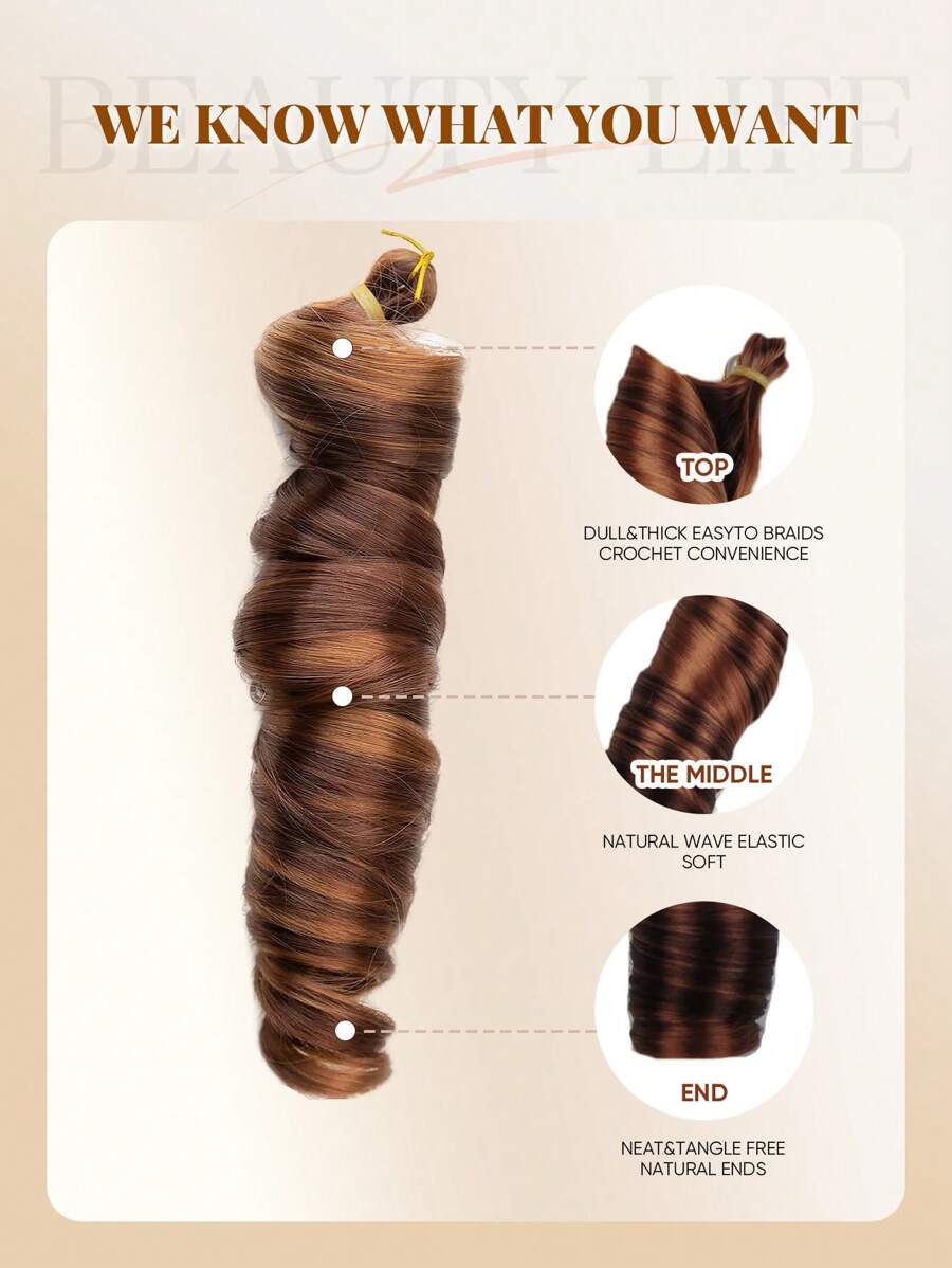 Extensiones de cabello rizado francés sintético y resistente al calor ...