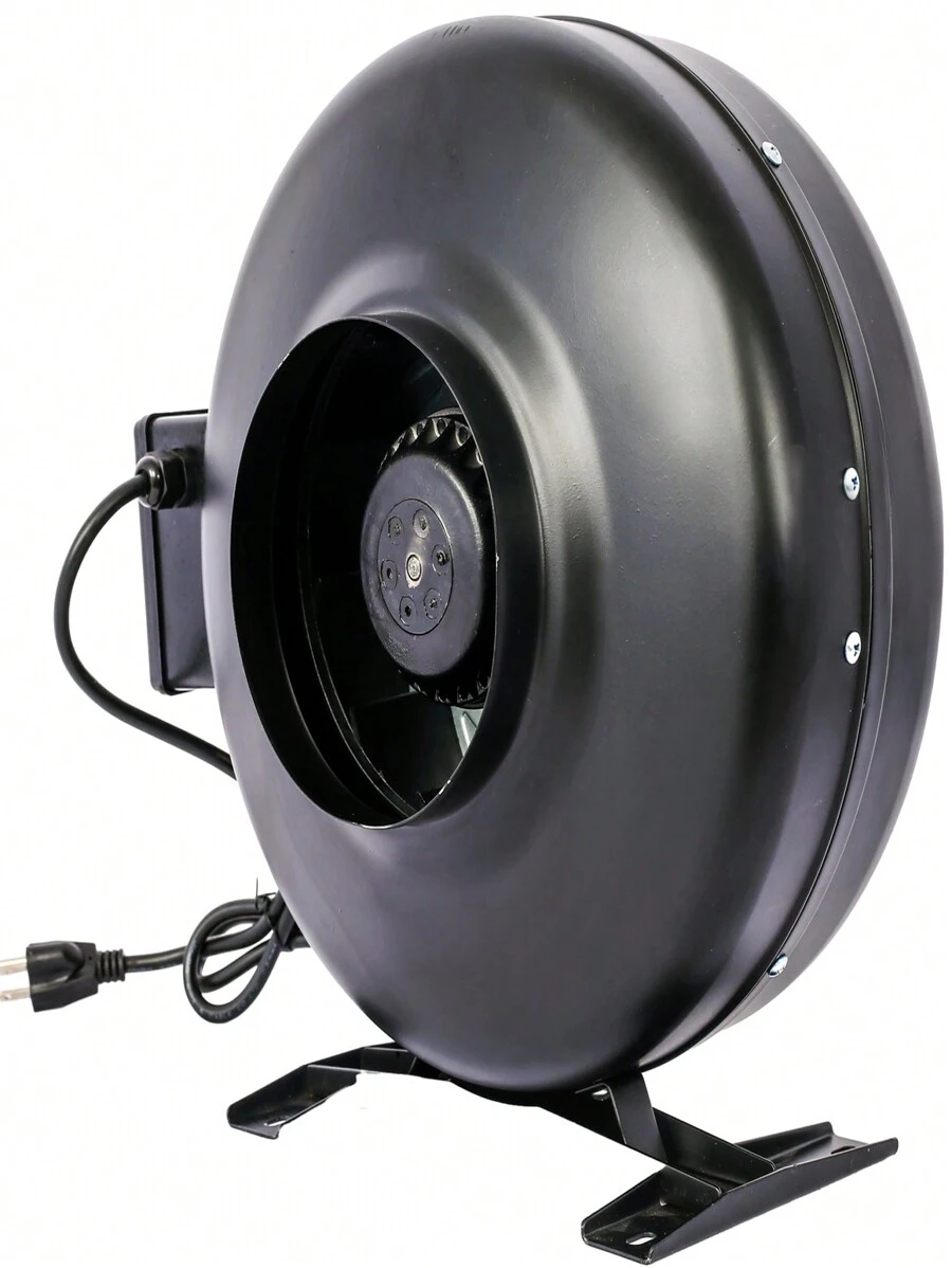 6-Inch 412 CFM Inline Duct Fan: Air Circulation Vent Blower For ...