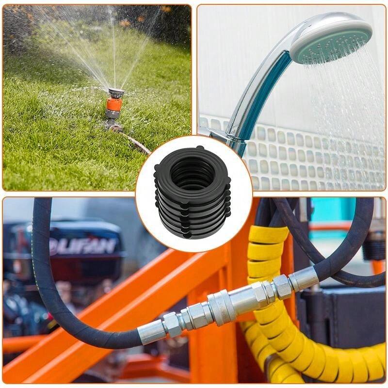40 Pack Garden Hose Washers Rubber Washers Seals, Self Locking Tabs ...