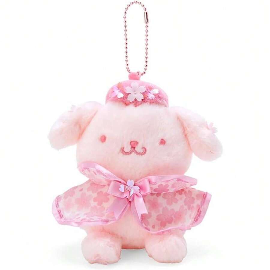 Sanrio Sakura Design Series Lucky Mascot Stand Pompompurin 12.5*13*9 Cm ...