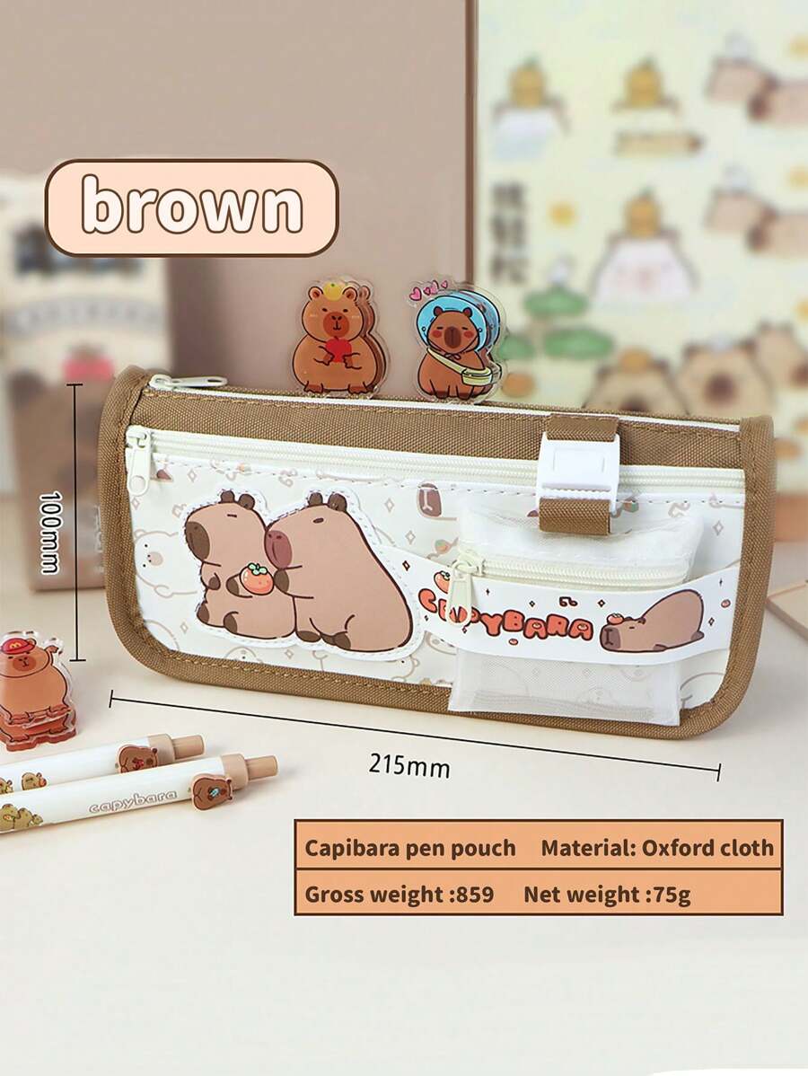 Capybara-Themed Stationery Pencil Case With Highly Attractive And ...