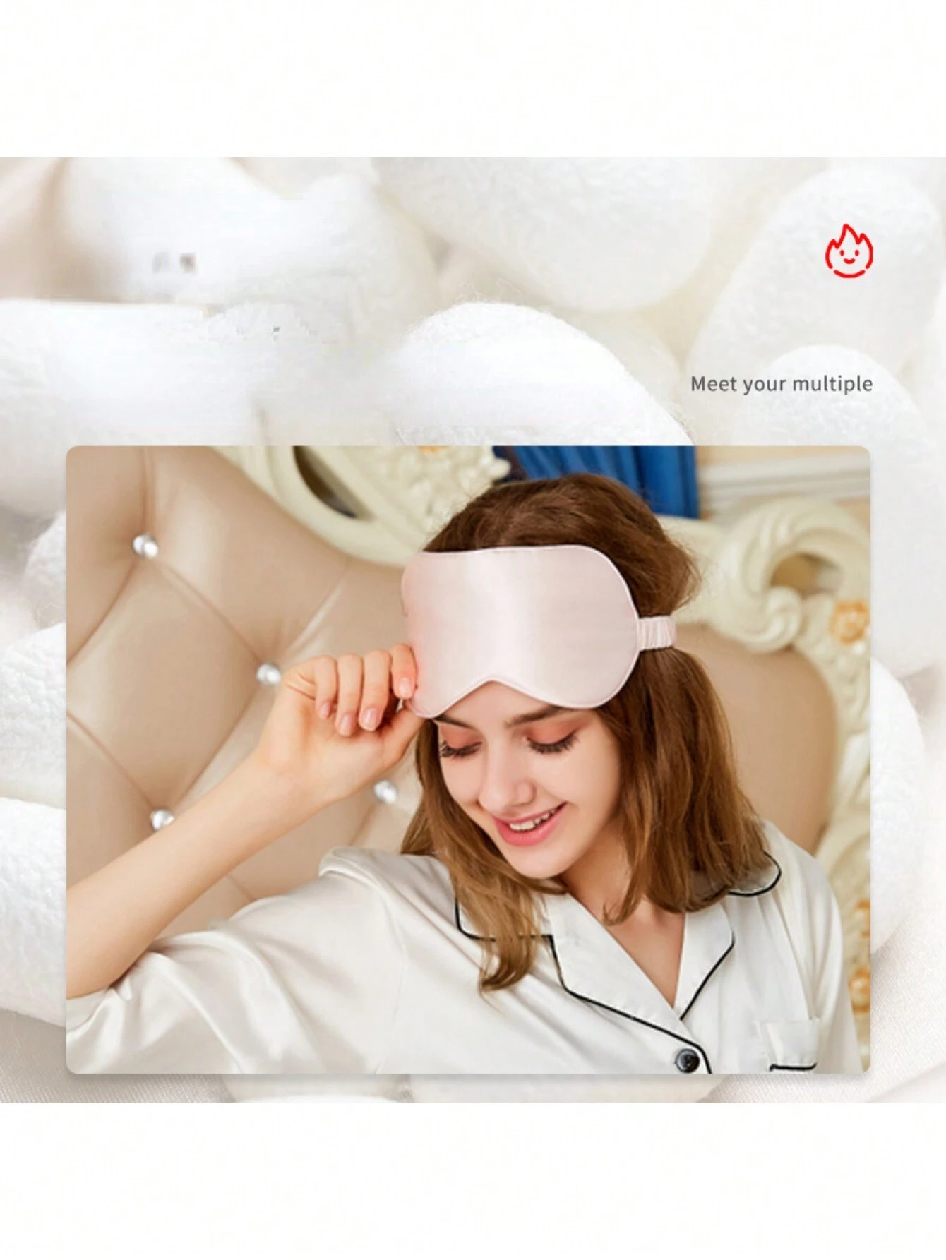100% Silk Eye Mask, Mulberry Silk Eye Cover, Light Blocking Sleep Mask ...