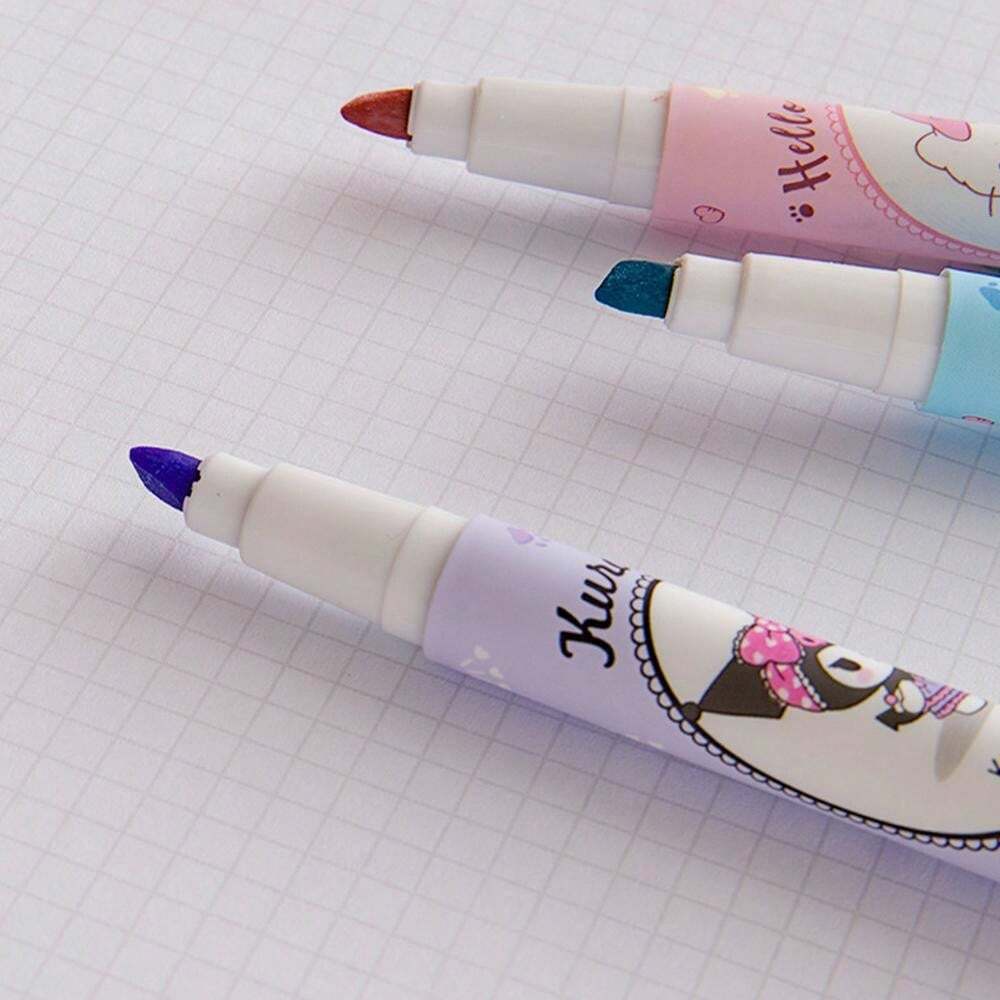 1 Set Mixed Color Highlighter Pen Kulomi Highlighter Drawing Marker ...
