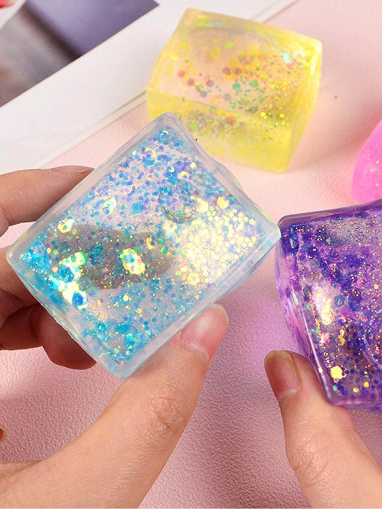 1pc Random Color Creative Malt Sugar Soft Decompression Squeeze Toy TPR ...