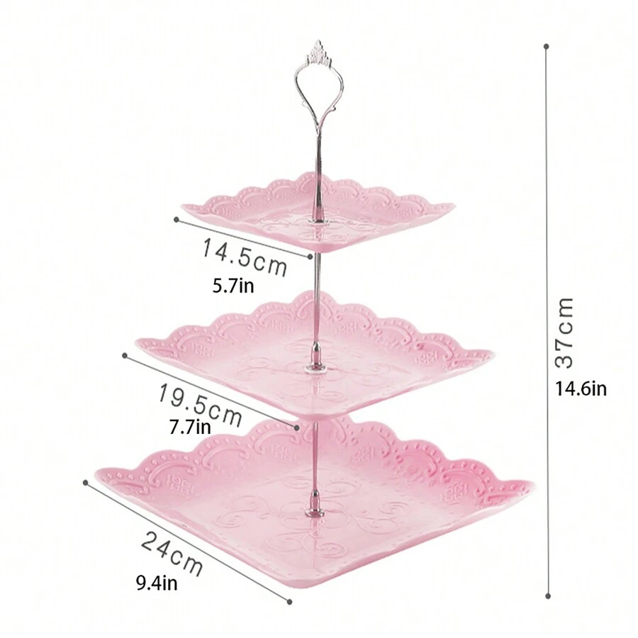 Three-Tier Fruit Platter Dried Fruit Platter Afternoon Tea Dessert Tray ...
