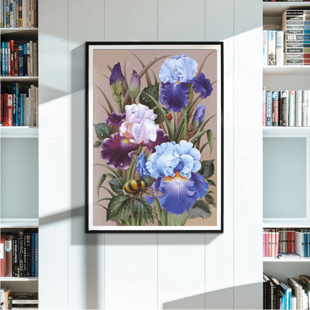 Adult 5D Diamond Painting Kit, Beginner Diamond Art Set, Flower DIY ...