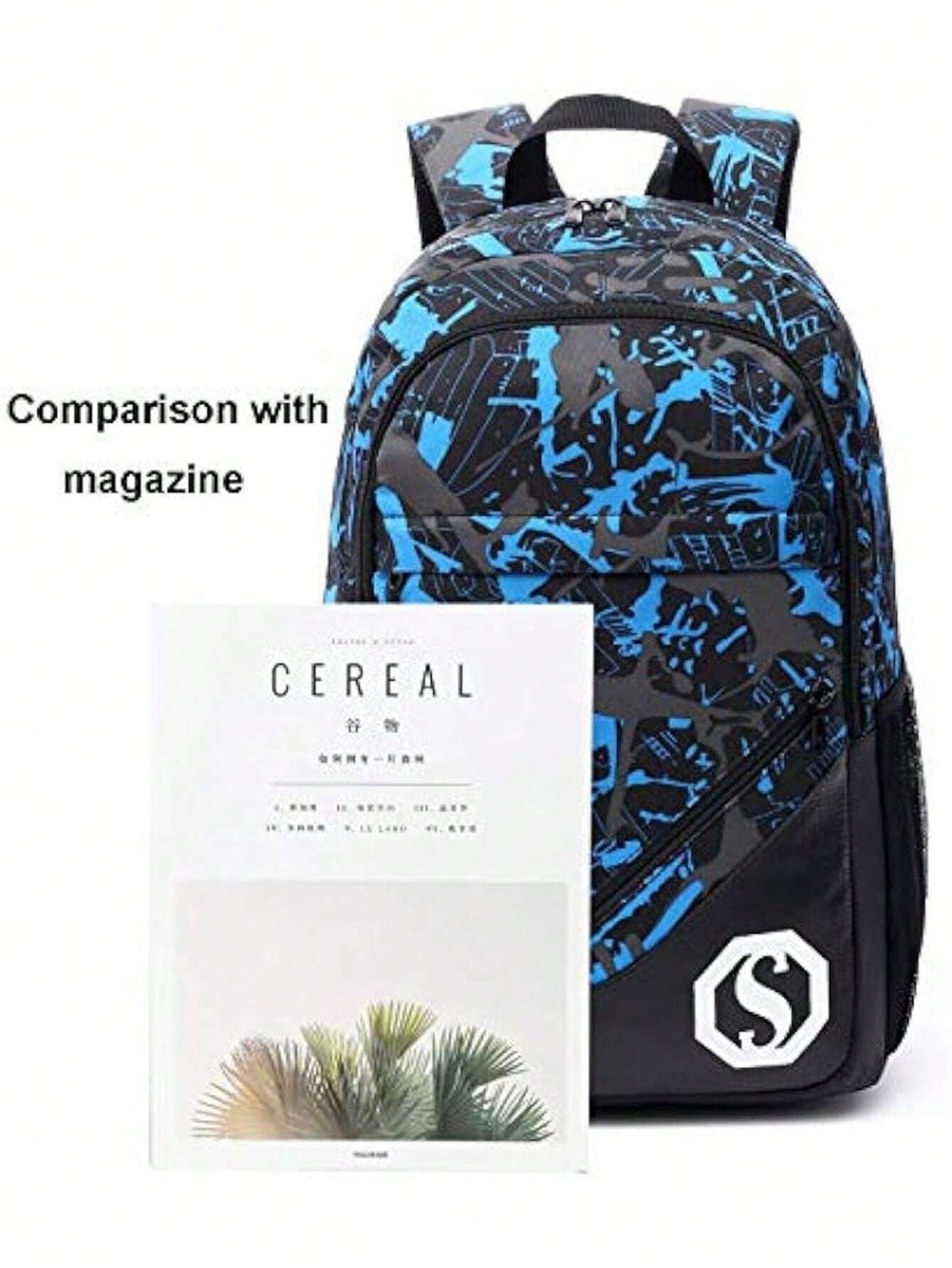 Multi-Functional Fashion Backpack With Reflective Stripes, Suitable For ...