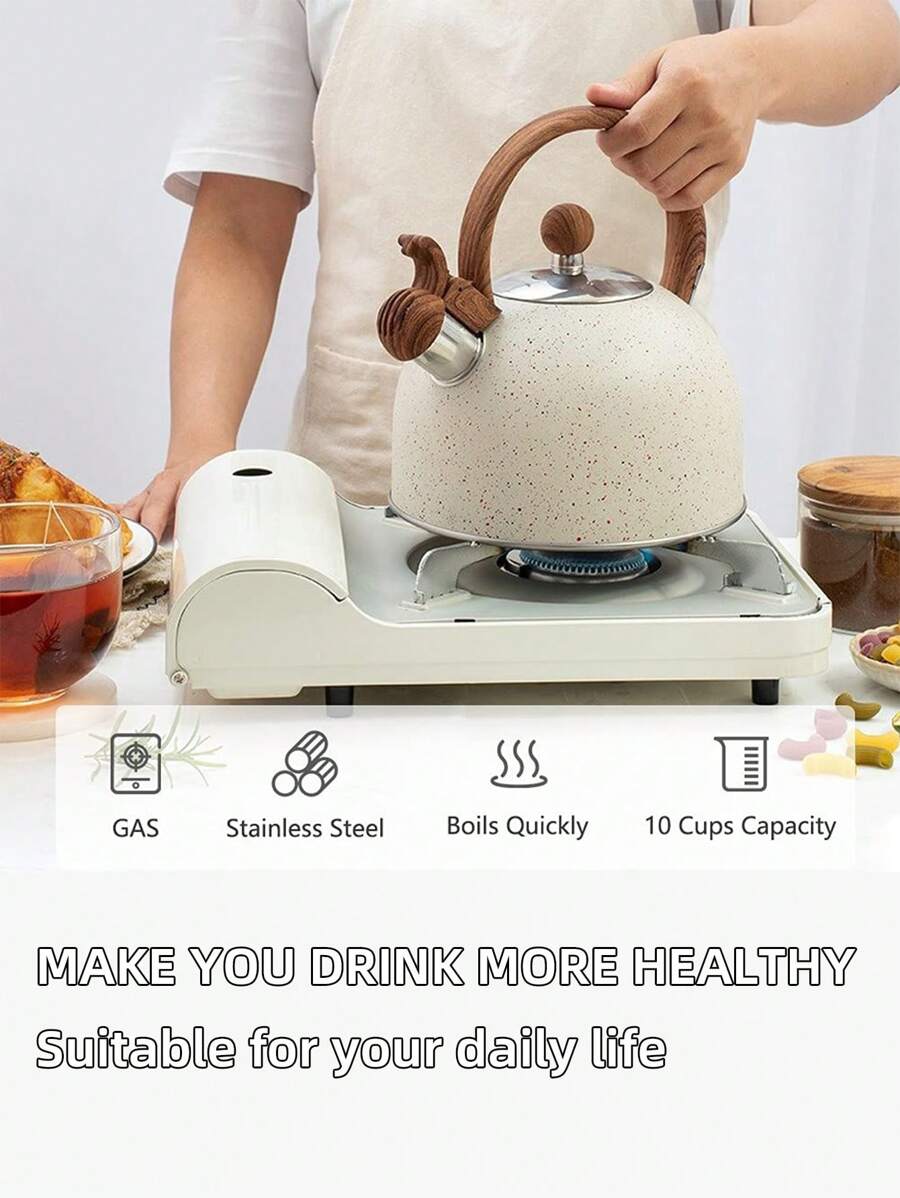 2.5 L Tea Kettle, Stove Top Whistling Tea Kettle Classic Teapot ...