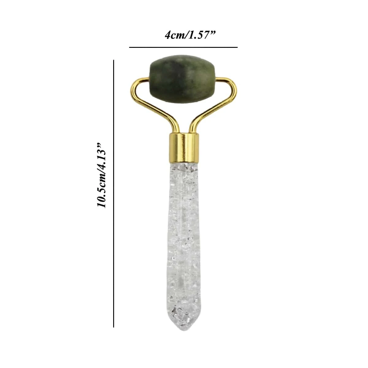 Mini Jade Roller For Face Handheld Stone Facial Roller Noiseless Eyes ...