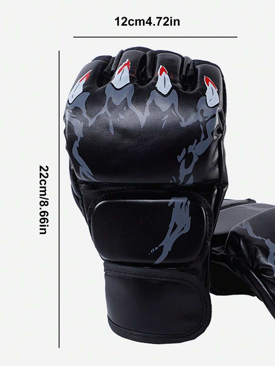 Adult Boxing Training Sanda Half Finger Tiger Claw Boxing Gloves ...