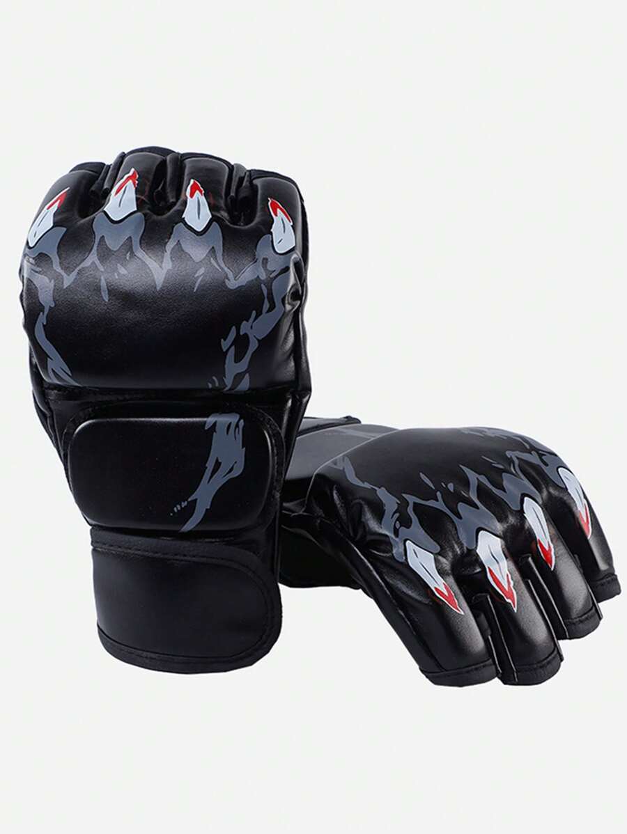 Adult Boxing Training Sanda Half Finger Tiger Claw Boxing Gloves ...