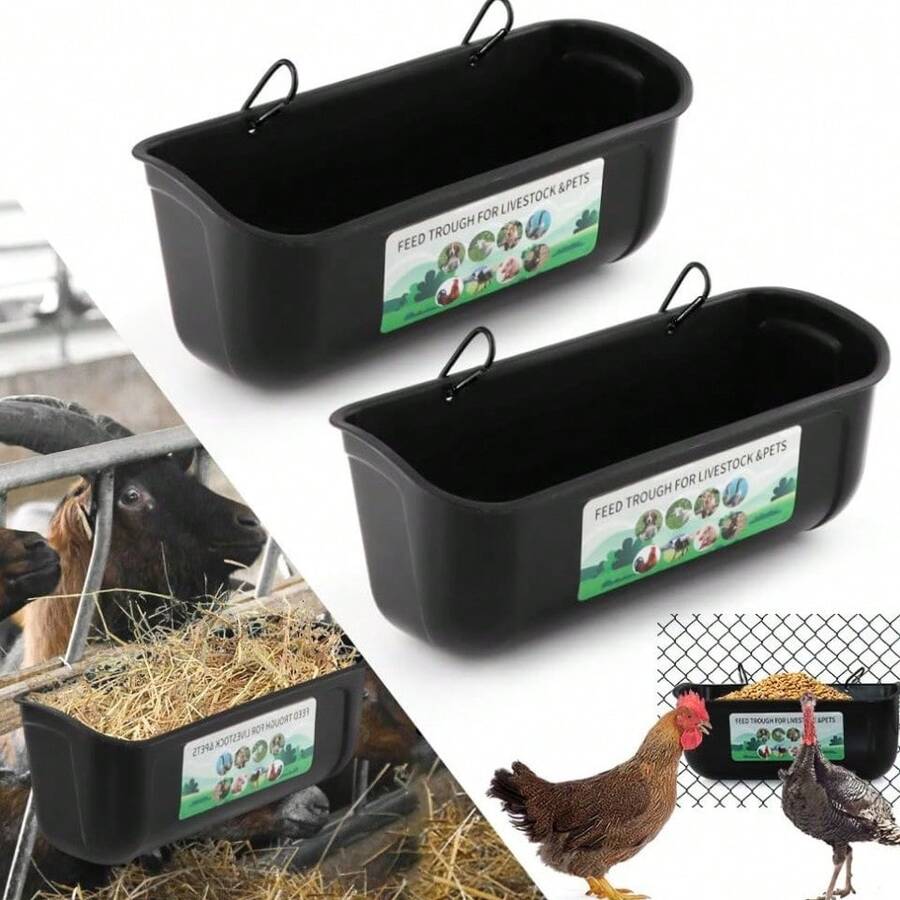 Hanging Chicken Duck Goose Feeding Trough, Cow Sheep Horse Drinking And ...