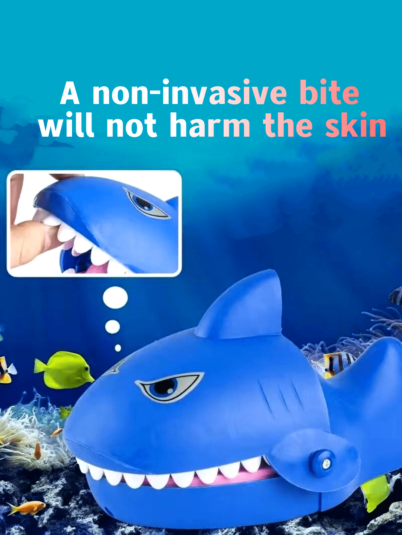 Viral Big Size Desktop Game Prank Bite Hand Shark, Bite Finger Big ...