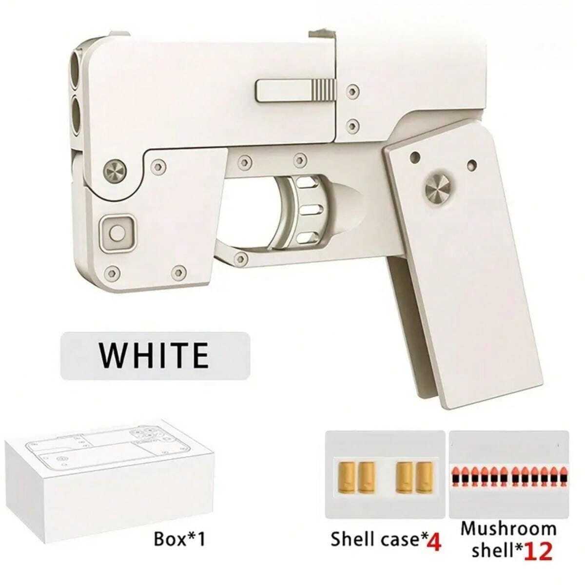 Foldable Mobile Phone Simulation Toy Gun With Ejection And Soft Bullets ...