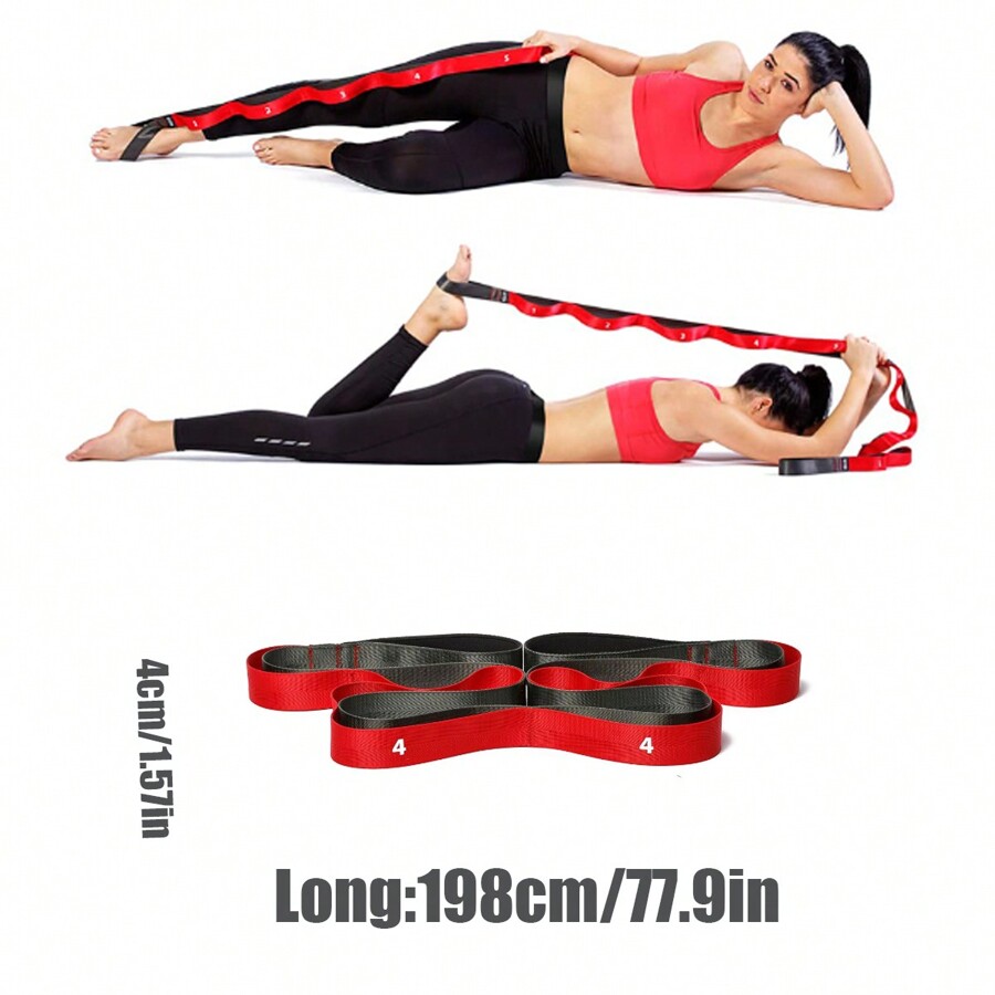 1pcs Stretch Bands With Loops - Non-Elastic Stretch Bands For Physical ...