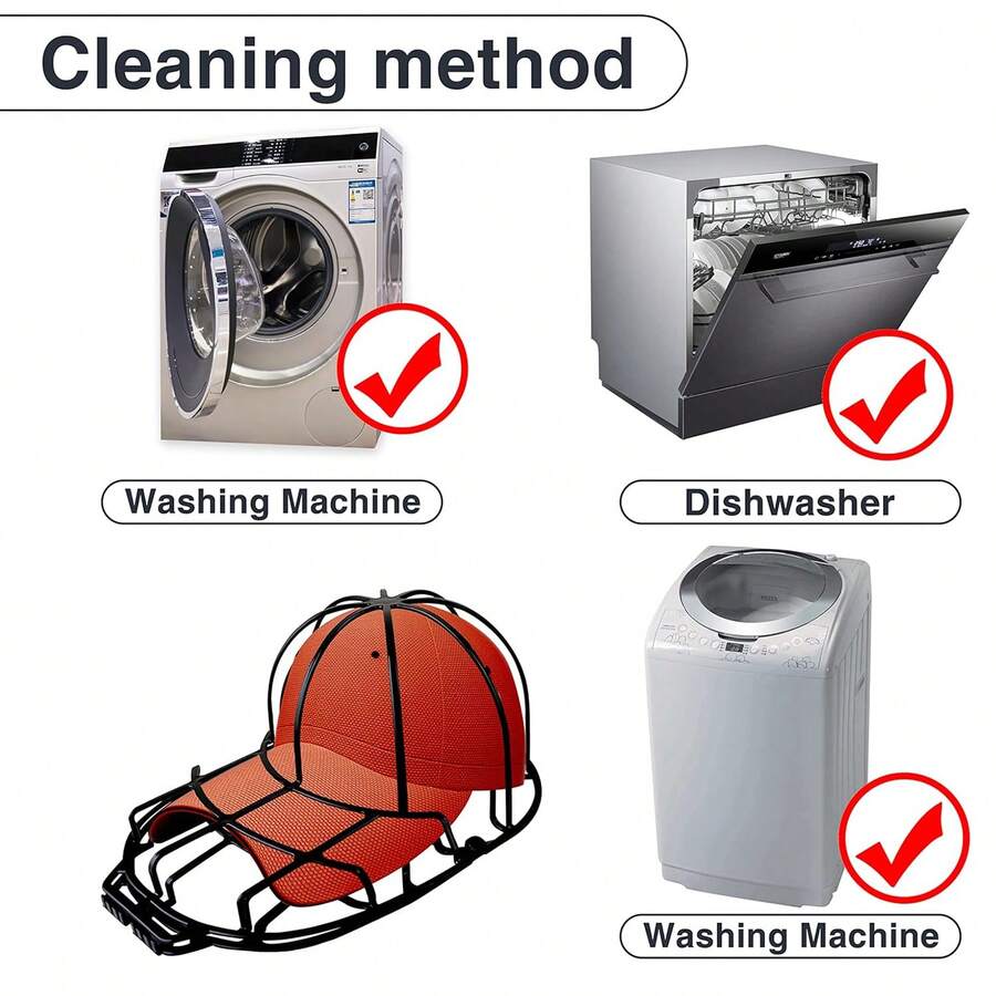 2pcs Large Size Black And White Hat Cleaning Protectors, Washing ...