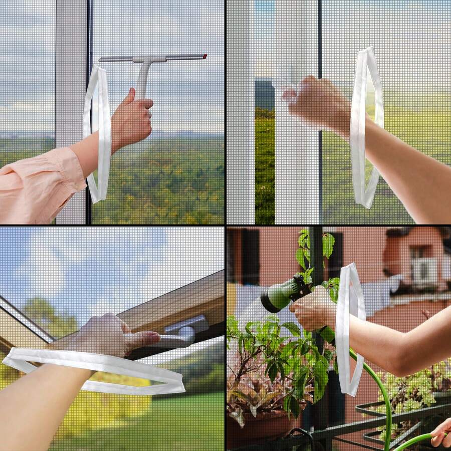 BKSAI Magnetic Zip For Fly Screen, Roof Window, Window Access For ...